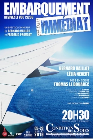 Bernard Vaillot et Lélia Nevert dans Embarquement immédiat - Vol TS 236 ...